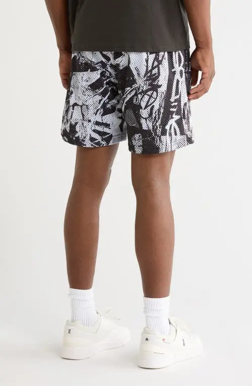 OVERTIME Vandal Graphic Print Mesh Shorts