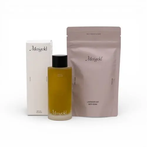 MERIGOLD Bath Oil Lavender Oat Bath Soak Bundle