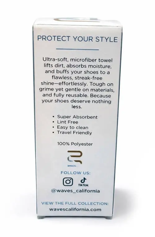 WAVES CALIFORNIA Microfiber Shoe Towel