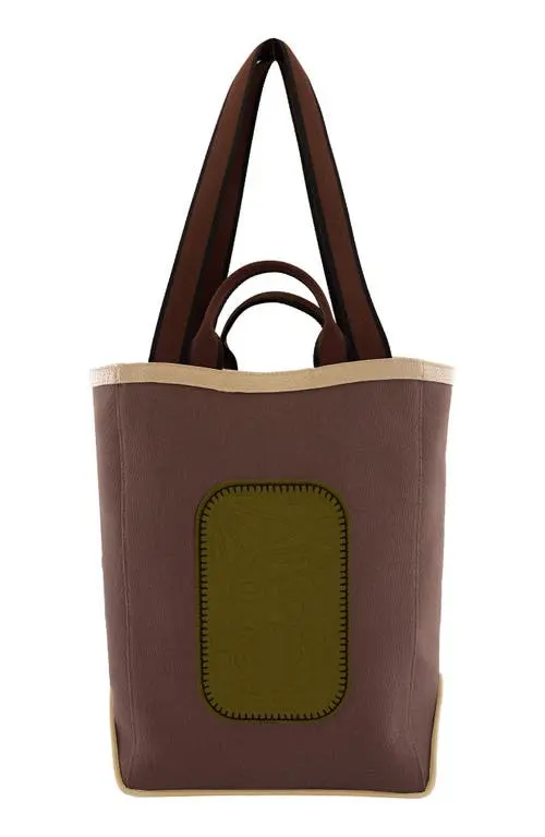 BEHNO Maison Canvas Tote - Cacao/wood