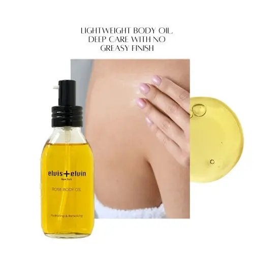 ELVIS+ELVIN Rose Body Oil 110 Ml