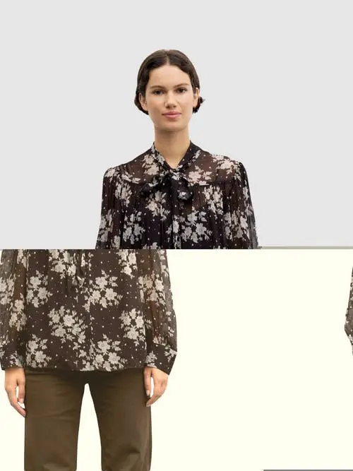 Gerard Darel Loa Tie Neck Shirt