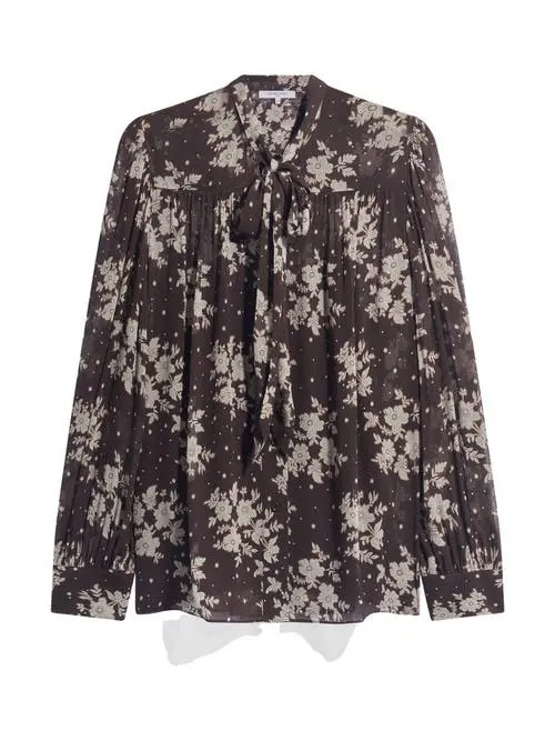 Gerard Darel Loa Tie Neck Shirt