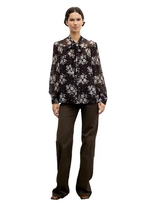 Gerard Darel Loa Tie Neck Shirt