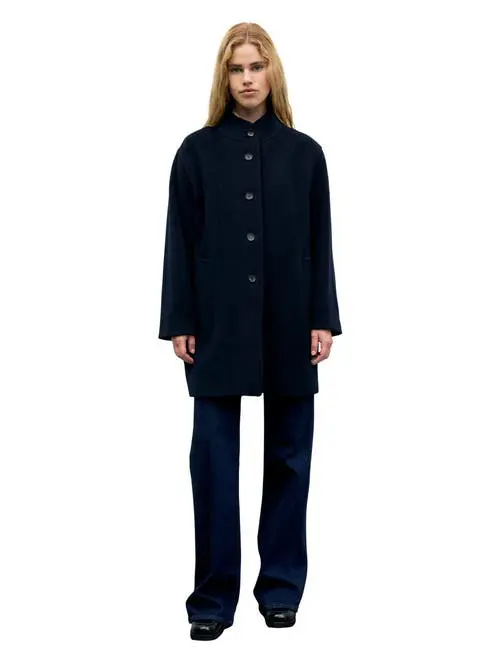 Gerard Darel Agna Virgin Wool Coat