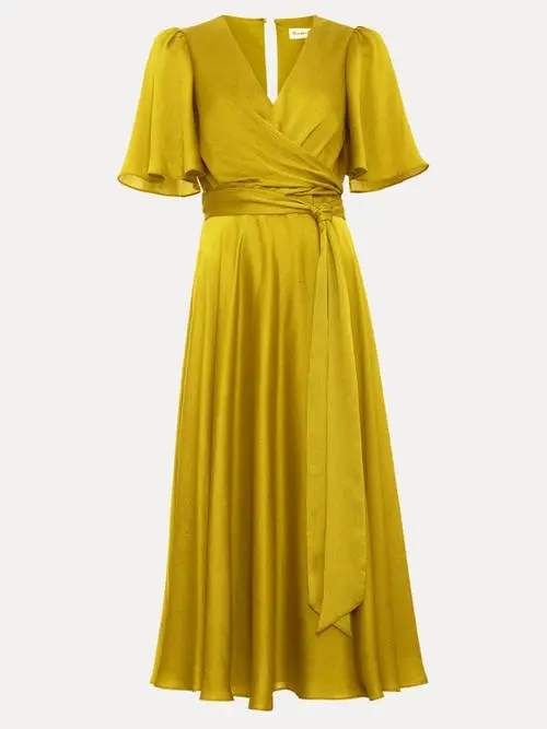 PHASE EIGHT Abbie Draped Tie Waist Wrap Dress