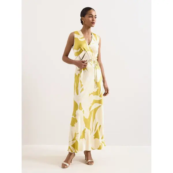 PHASE EIGHT Paula Floral Maxi Dress - Yellow