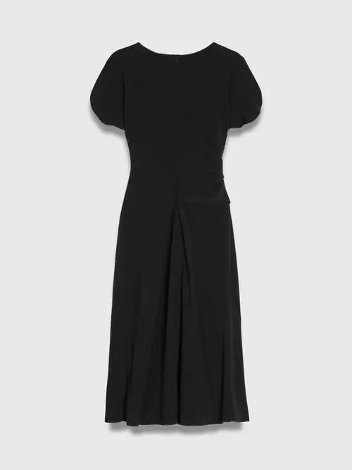 The Fold Doppio Salerno Boat-neck Midi Dress