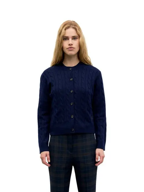 Gerard Darel Raiza Cable Knit Cardigan