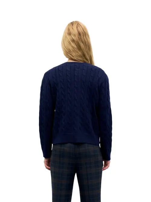 Gerard Darel Raiza Cable Knit Cardigan