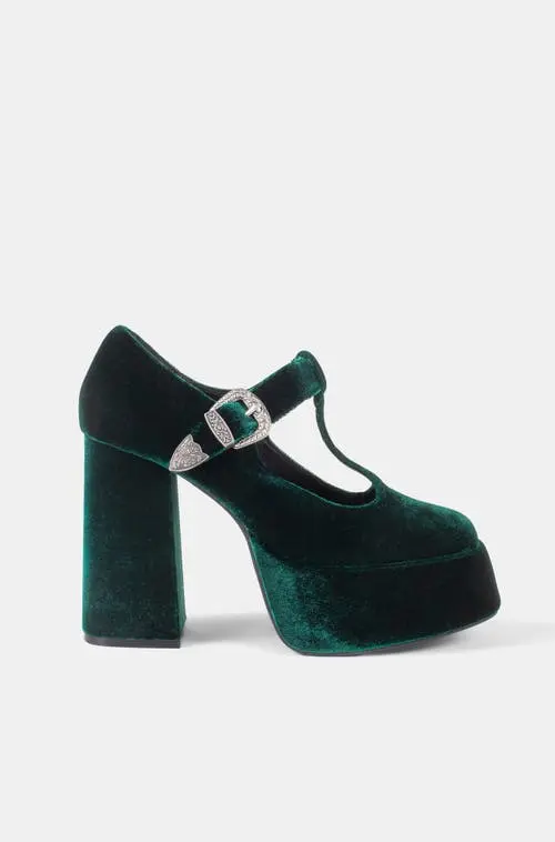 DISTURBIA Platform Block Heel