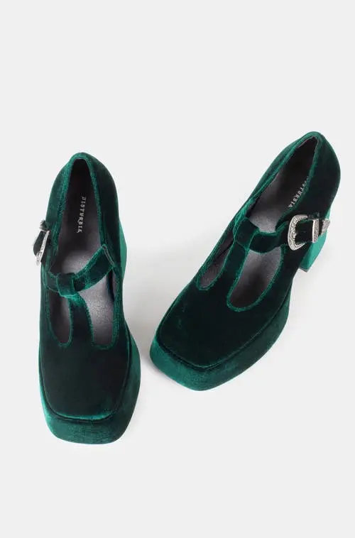 DISTURBIA Platform Block Heel