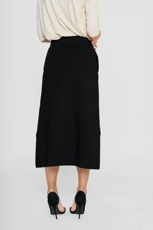 RESIDUS Amine Mid Slit Midi Skirt