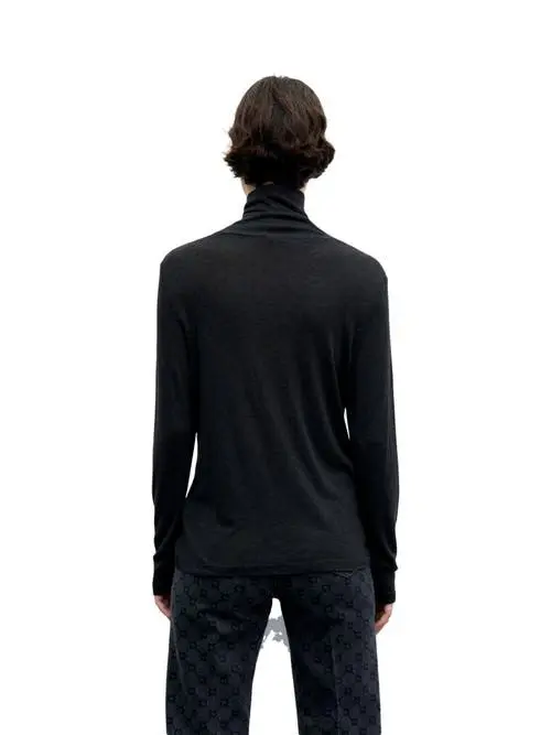 Gerard Darel Reine Roll Neck Merino Wool Sweater