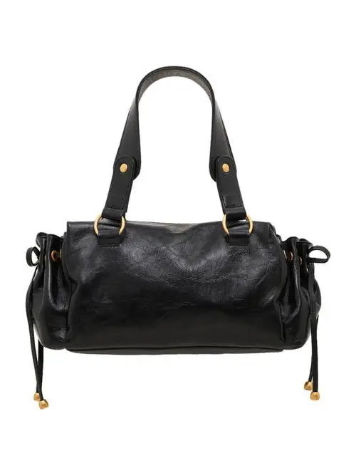 Gerard Darel Curve Handle Everyday Shoulder Satchel