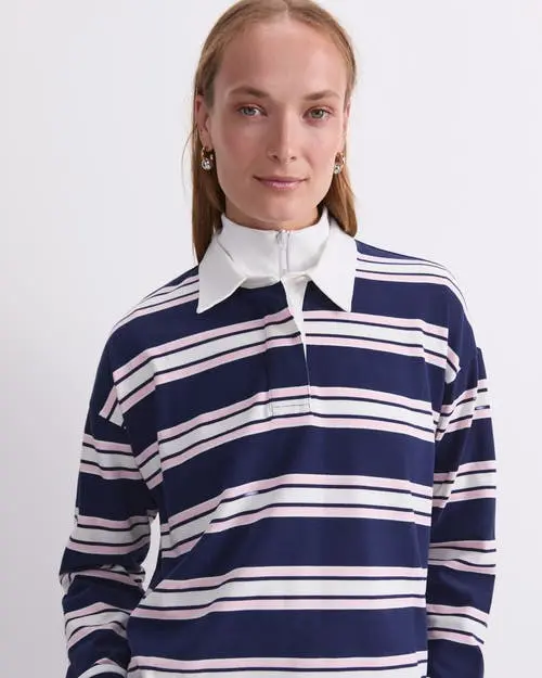 SPORTSCRAFT Kiaya Cropped Rugby Shirt