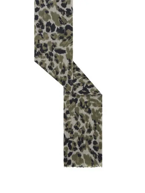 Gerard Darel Leopard Print Scarf
