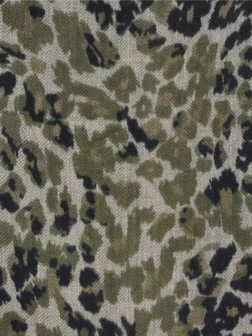Gerard Darel Leopard Print Scarf