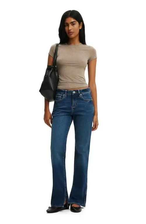 COTTON ON Stretch Slim Straight Leg Jeans