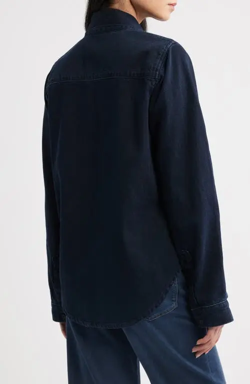 DL1961 Dl Aura Simone Tie Neck Denim Shirt