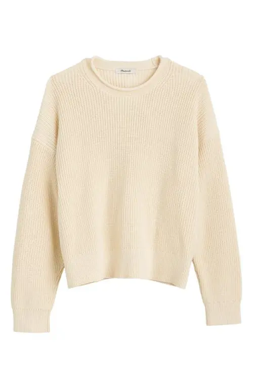 Madewell The Arden Crewneck Cotton Sweater