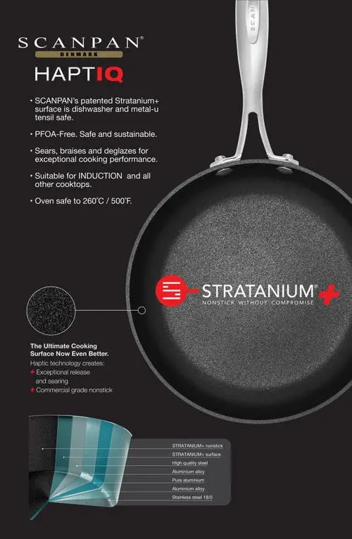 SCANPAN Haptiq 7.5-quart Stainless Steel Dutch Oven