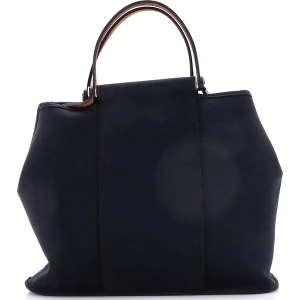 Hermès Cabag Handbag Toile And Leather 32
