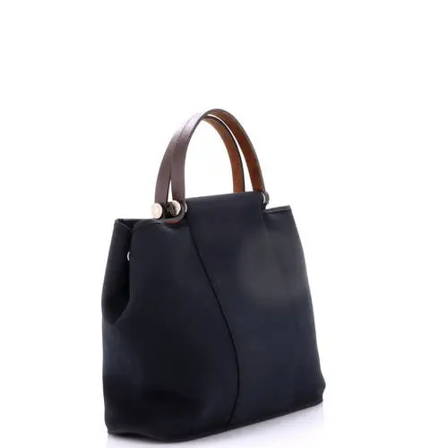 Hermès Cabag Handbag Toile And Leather 32