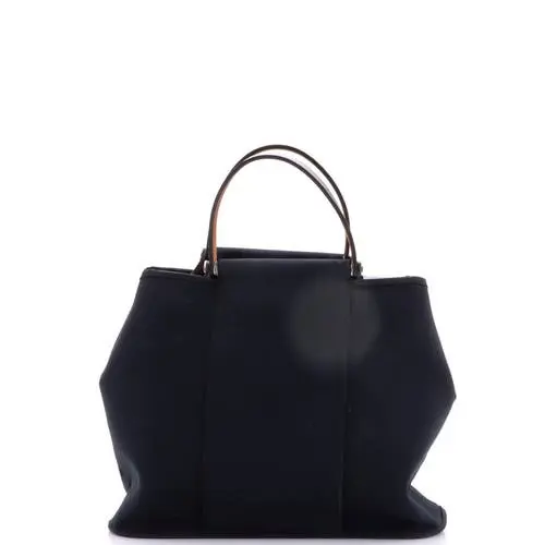 Hermès Cabag Handbag Toile And Leather 32