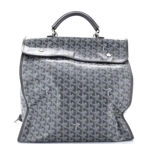 Goyard Saint Leger Briefcase Backpack Coated Canvas