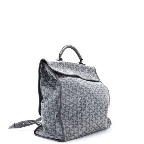 Goyard Saint Leger Briefcase Backpack Coated Canvas