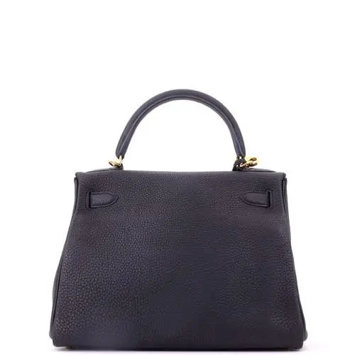 Hermès Kelly Handbag Togo With Gold Hardware 28 - Black