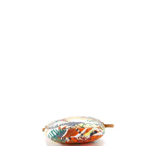 Hermès Sursoie To Go Pouch Printed Silk And Leather