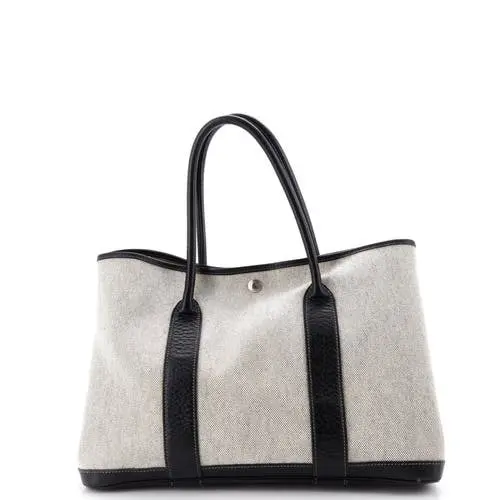 Hermès Garden Party Tote Toile And Leather 36