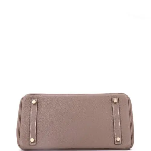 Hermès Birkin Handbag Togo With Gold Hardware 30 - Grey