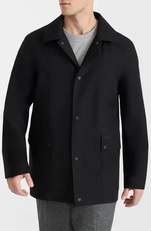 Mackage Alec 3-in-1 Short Balmacaan Coat With Removable Down Liner - Black