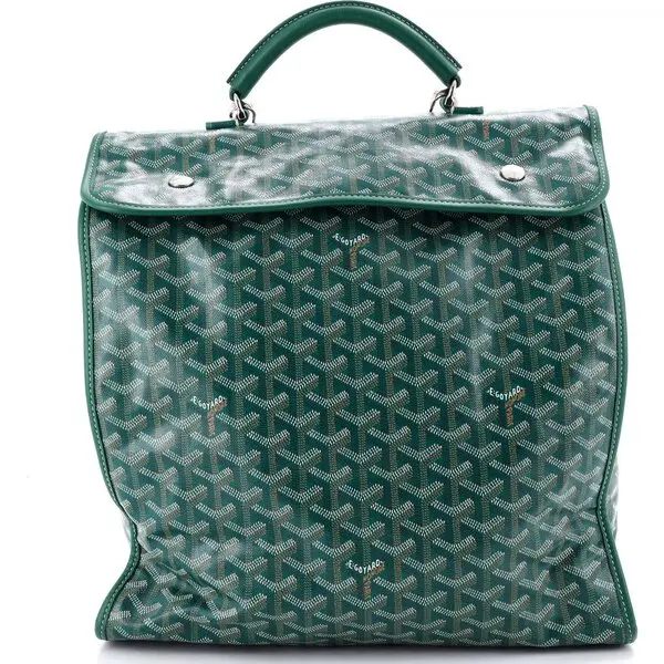 Goyard Saint Leger Briefcase Backpack Coated Canvas