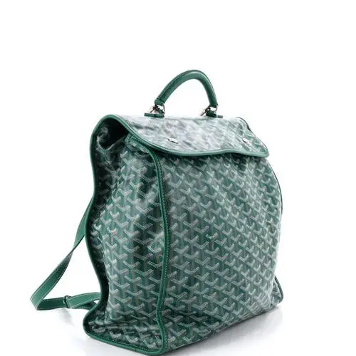 Goyard Saint Leger Briefcase Backpack Coated Canvas