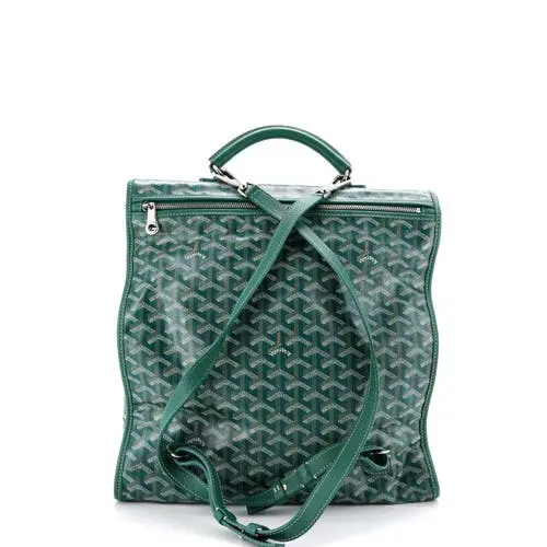 Goyard Saint Leger Briefcase Backpack Coated Canvas