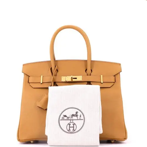 Hermès Birkin Handbag Epsom With Gold Hardware 30