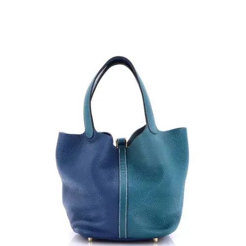 Hermès Picotin Lock Bag Bicolor Clemence Mm