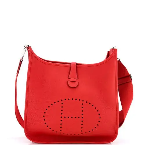 Hermès Evelyne Bag Gen Iii Maurice Pm - Red