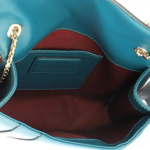 BVLGARI Serpenti Forever Square Shoulder Bag Leather Small