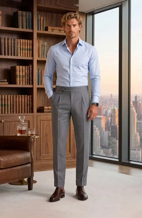 MACEOO Marthyr Pleated Trousers