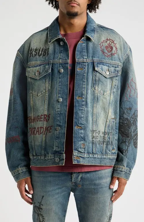 Ksubi Oh G Billy Blue Skool Jacket - Denim