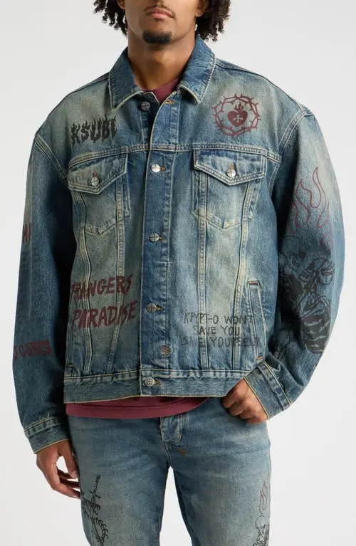 Ksubi Oh G Billy Blue Skool Jacket