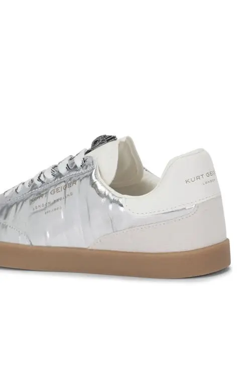 Kurt Geiger Barbican Leather Sneaker - Open Grey