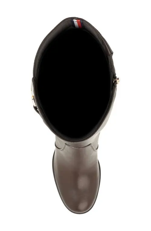 Tommy Hilfiger Poura Knee High Boot - Dark Brown