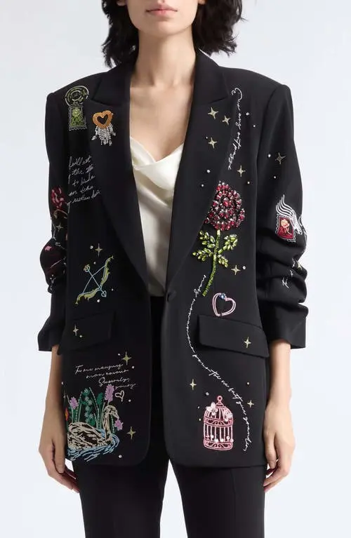 Cinq À Sept Starry Scribbles Kelsa Blazer