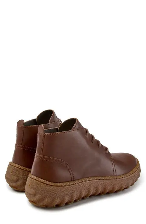 Camper Ground Leather Desert Boot - Brown